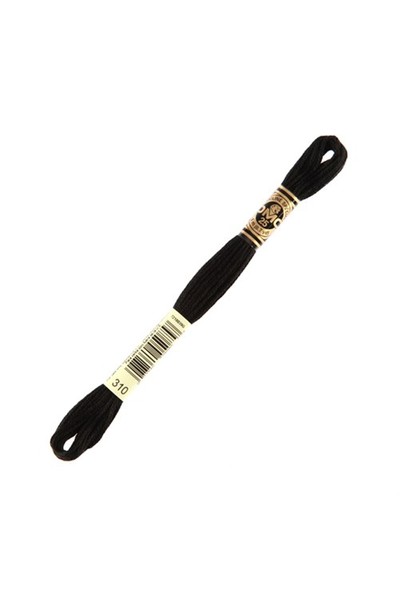 Dmc Muline Special 8 M Siyah Nakış İpliği - 310