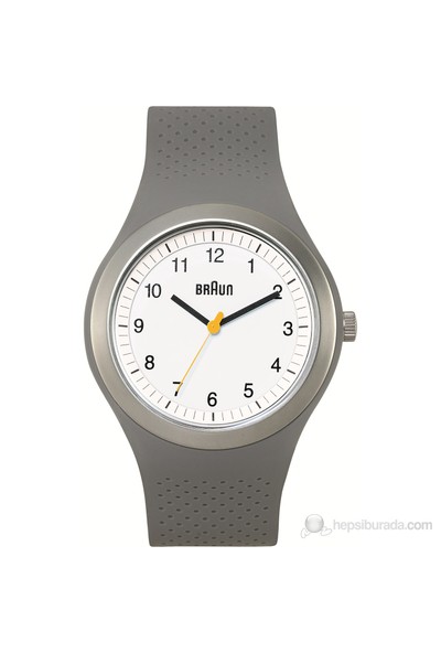 Braun Gri Slikon Kayışlı Spor Kol Saati Beyaz - Bn0111whgyg