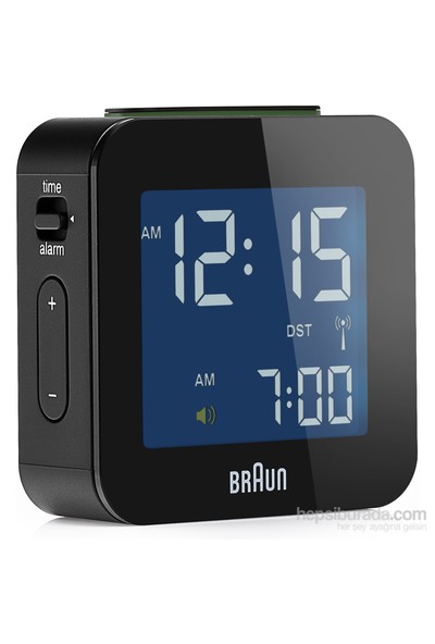 Braun Alarmlı Dijital Masa Saati Siyah-BNC008BK Braun Alarmlı Dijital Masa Saati Siyah-BNC008BK
