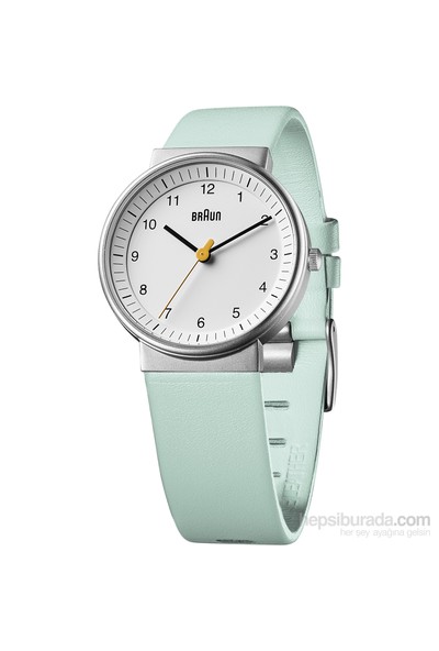 Braun Deri Klasik Kadın Kol Saati Yeşil-BN0031WHTQL
