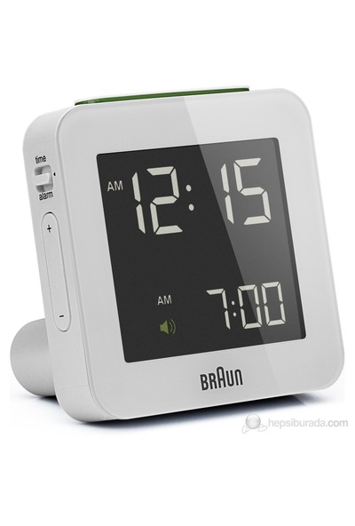 Braun Alarmlı Dijital Masa Saati Beyaz -Bnc009whwh Braun Alarmlı Dijital Masa Saati Beyaz -Bnc009whwh