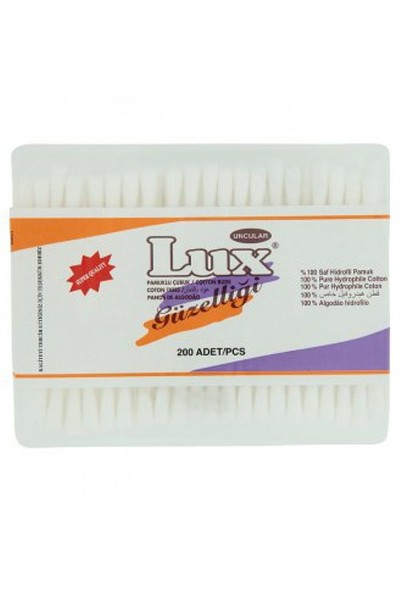 Lux Pamuklu Kulak Çubuğu 200'lü