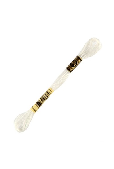 Dmc Muline Special 8 M Beyaz Nakış İpliği - Blanc