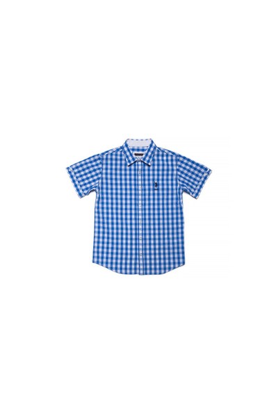 U.S. Polo Assn. G083sz004.Carl.115423.Mv0357 Mavi Dokuma Gömlek