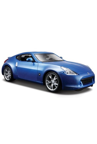 Maisto Nissan 370Z 2009 1:24 Model Araba S/E Mavi Maisto Nissan 370Z 2009 1:24 Model Araba S/E Mavi