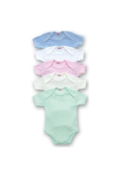 Sevi Bebe Jakarlı Yarım Kollu Body