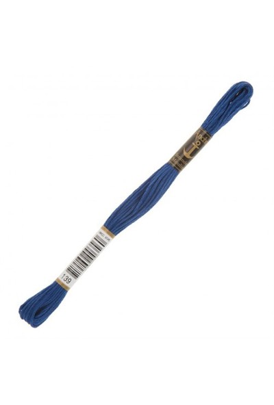 Anchor Muline 8M Mavi Nakış İpliği - 0139 Anchor Muline 8M Mavi Nakış İpliği - 0139