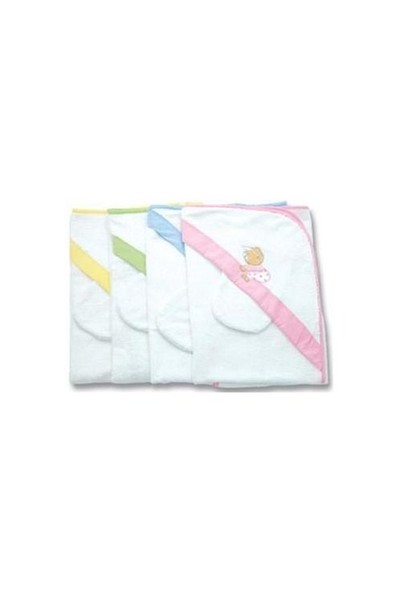 Sevi Bebe Başlıklı Kare Havlu - 90x90 cm Sevi Bebe Başlıklı Kare Havlu - 90x90 cm