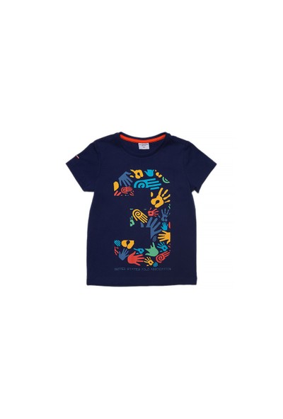 U.S. Polo Assn. Erkek Çocuk Lacivert T-Shirt