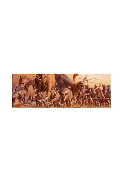 Ricordi Puzzle The Dinosaurs,Haruo Takino (1000 Parça, Panorama) Ricordi Puzzle The Dinosaurs,Haruo Takino (1000 Parça, Panorama)