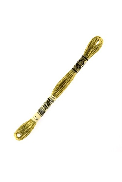 Dmc Muline Special 8 M Yeşil Nakış İpliği - 734