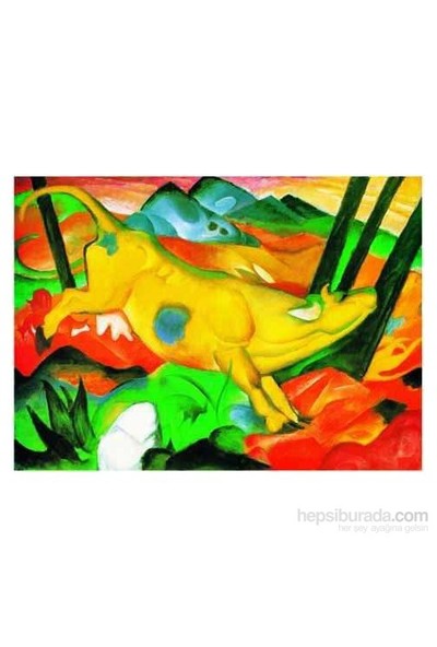 The Yellow Cow, Franz Marc (1000 Parça) The Yellow Cow, Franz Marc (1000 Parça)