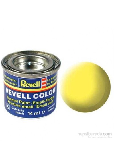 Revell-32115 Mat Sarı Plastik Maket Boyası (Yağlı Boya)