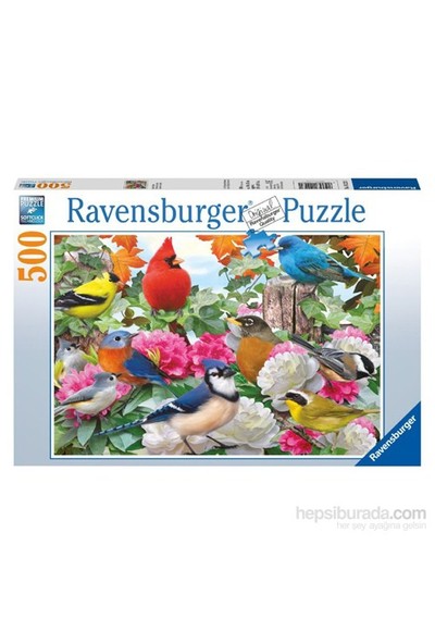 Ravensburger 500 Parça Puzzle Bahçe Kuşları