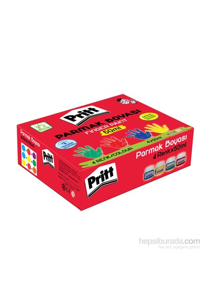 Pritt Parmak Boyası 4 Renk - 50ml