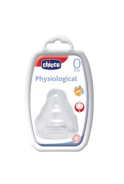 Chicco Fizyolojik Biberon Emziği 0 ay+ Normal Akış Silikon Chicco Fizyolojik Biberon Emziği 0 ay+ Normal Akış Silikon