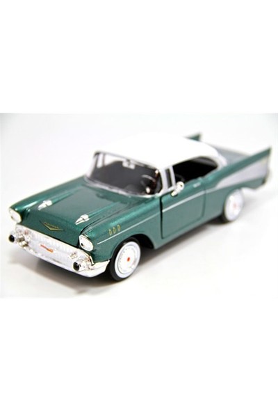 Motormax 1:24 1957 Chevy Bel Air -Yeşil Model Araba Motormax 1:24 1957 Chevy Bel Air -Yeşil Model Araba