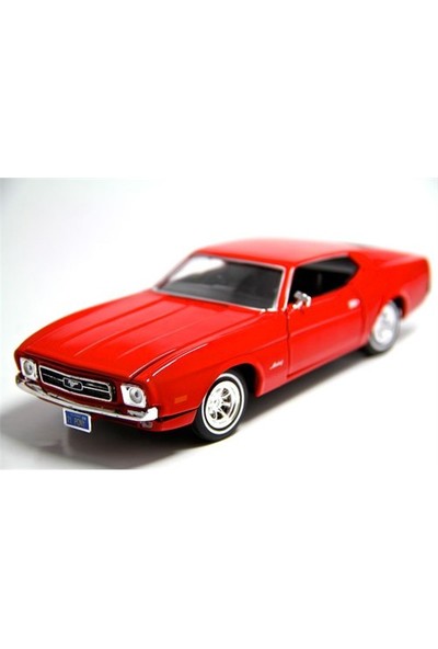 Motormax 1:24 1971 Ford Mustang Sportsroof -Kırmızı Model Araba Motormax 1:24 1971 Ford Mustang Sportsroof -Kırmızı Model Araba