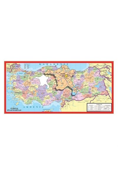 Art Puzzle Türkiye Haritası 123 Parça Puzzle