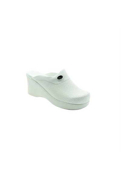 Sabo Dolgu Topuk Hemşire Ve Doktor Terliği K701 Beyaz