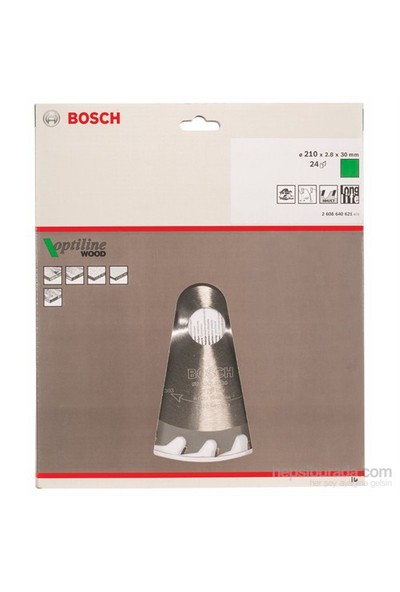 Bosch - Optiline Serisi Ahşap İçin Daire Testere Bıçağı - 210 X 30 X 2,8 Mm, 24 Diş Bosch - Optiline Serisi Ahşap İçin Daire Testere Bıçağı - 210 X 30 X 2,8 Mm, 24 Diş