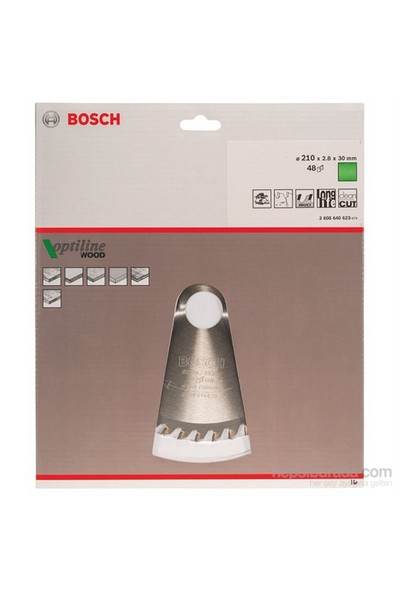 Bosch - Optiline Serisi Ahşap İçin Daire Testere Bıçağı - 210 X 30 X 2,8 Mm, 48 Diş Bosch - Optiline Serisi Ahşap İçin Daire Testere Bıçağı - 210 X 30 X 2,8 Mm, 48 Diş