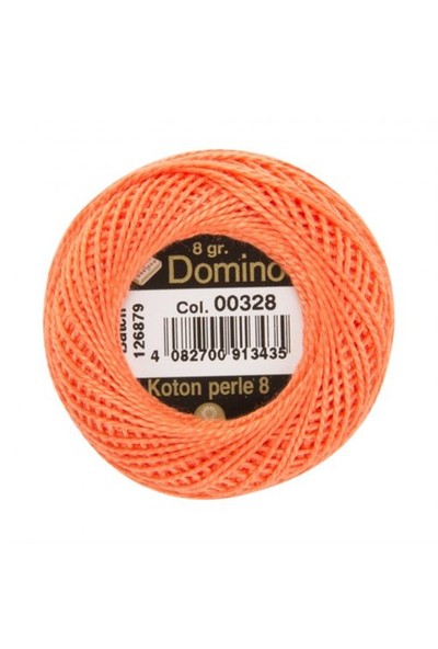 Coats Domino 8Gr Turuncu No: 8 Nakış İpliği - 00328 Coats Domino 8Gr Turuncu No: 8 Nakış İpliği - 00328