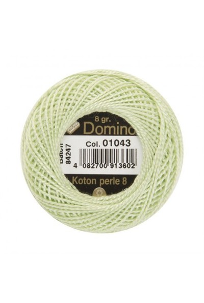 Coats Domino 8Gr Mint Yeşili No: 8 Nakış İpliği - 01043 Coats Domino 8Gr Mint Yeşili No: 8 Nakış İpliği - 01043