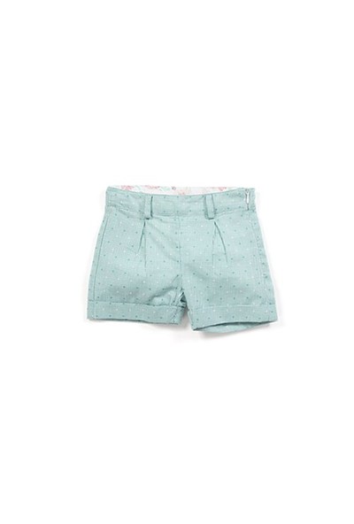 Zeyland Kız Çocuk YeşilDesenli Şort - K-61Z2AZE03