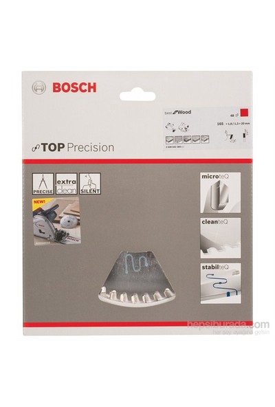 Bosch - Best Serisi Hassas Kesim Ahşap İçin Daire Testere Bıçağı - 165 X 20 X 1,8 Mm, 48 Diş Bosch - Best Serisi Hassas Kesim Ahşap İçin Daire Testere Bıçağı - 165 X 20 X 1,8 Mm, 48 Diş