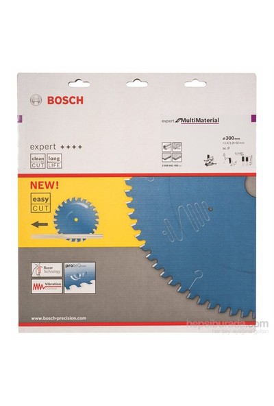 Bosch - Expert Serisi Çoklu Malzeme İçin Daire Testere Bıçağı - 300 X 30 X 2,4 Mm, 96 Diş Bosch - Expert Serisi Çoklu Malzeme İçin Daire Testere Bıçağı - 300 X 30 X 2,4 Mm, 96 Diş