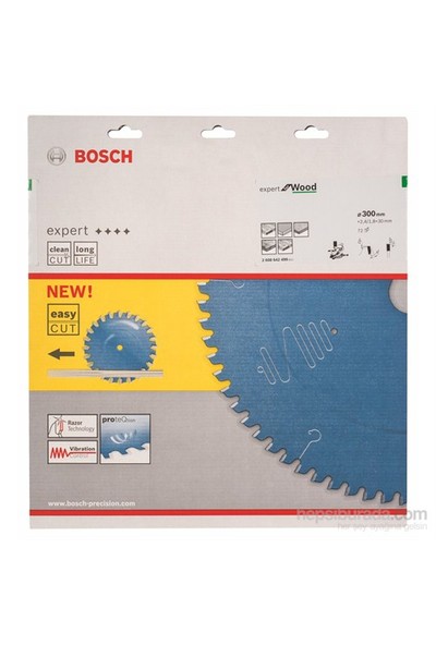 Bosch - Expert Serisi Ahşap İçin Daire Testere Bıçağı - 300 X 30 X 2,4 Mm, 72 Diş Bosch - Expert Serisi Ahşap İçin Daire Testere Bıçağı - 300 X 30 X 2,4 Mm, 72 Diş