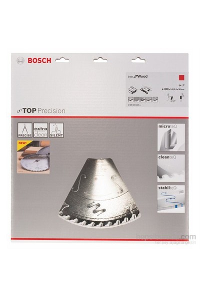 Bosch - Best Serisi Hassas Kesim Ahşap İçin Daire Testere Bıçağı - 350 X 30 X 3,5 Mm, 54 Diş Bosch - Best Serisi Hassas Kesim Ahşap İçin Daire Testere Bıçağı - 350 X 30 X 3,5 Mm, 54 Diş