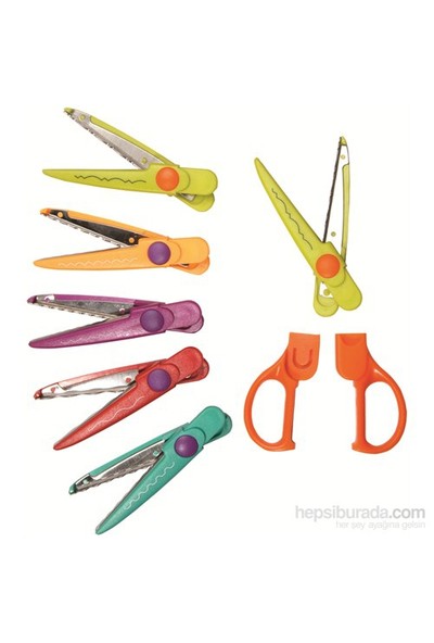Brons Br-708 Şekilli Makas 6 'lı Set