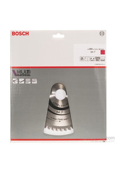 Bosch - Çoklu Malzeme İçin Daire Testere Bıçağı - 200 X 30 X 2,4 Mm, 54 Diş Bosch - Çoklu Malzeme İçin Daire Testere Bıçağı - 200 X 30 X 2,4 Mm, 54 Diş