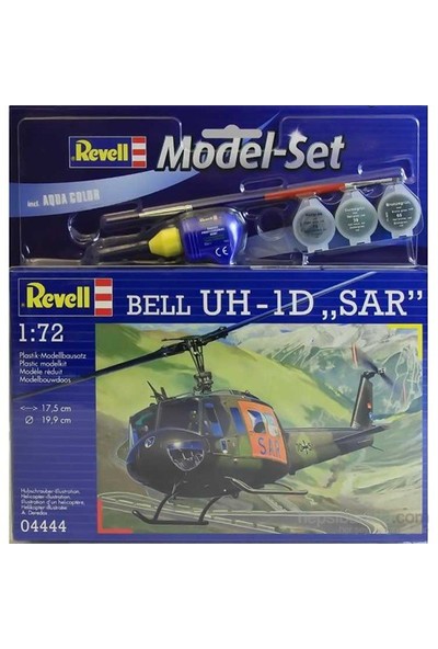 Model Set Bell Uh-1D (Ölçek 1/72)