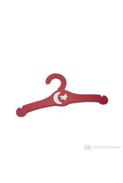 Pompon Ay Ve Yıldızlı Ahşap Askı