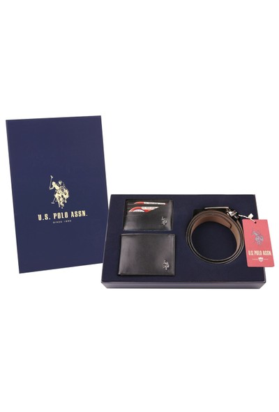 U.S. Polo Assn. Kemer-Cüzdan-Kartlık Set