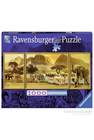 Ravensburger 1000 Parça Üçlü Puzzle Afrika Gezisi Ravensburger 1000 Parça Üçlü Puzzle Afrika Gezisi