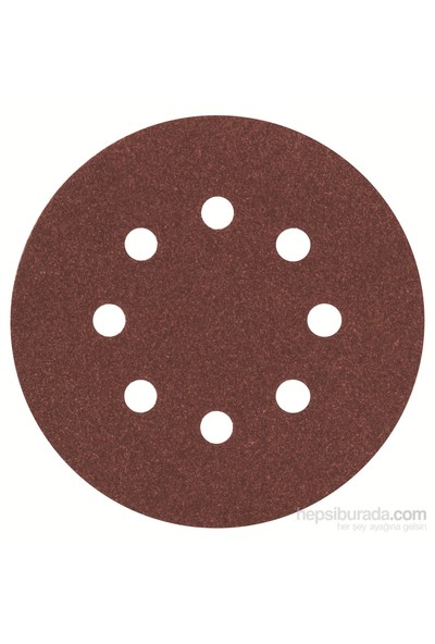 Bosch - Eksantirik Zımpara Kağıdı 5'Li, 125 Mm 120 Kum 8 Delik