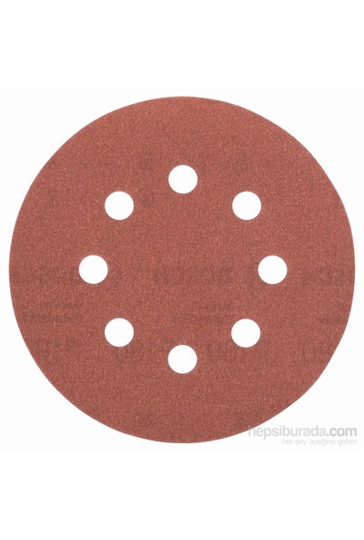Bosch - Eksantirik Zımpara Kağıdı 5'Li, 125 Mm 180 Kum 8 Delik