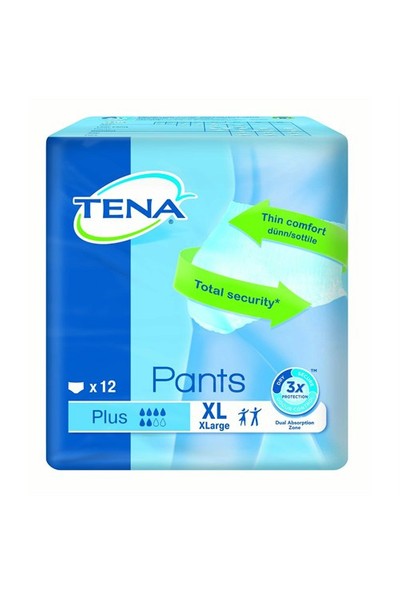 Tena 6 Damla Emici Külot XLarge (En Büyük Boy) 12 li 48 Adet 4 Paket Tena 6 Damla Emici Külot XLarge (En Büyük Boy) 12 li 48 Adet 4 Paket