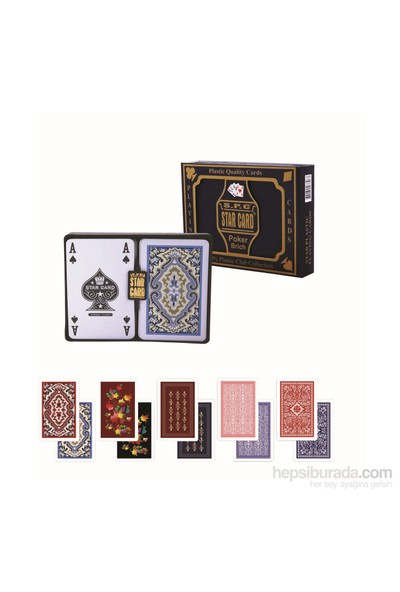 Star Plastik Oyun Kağıdı (2'li)