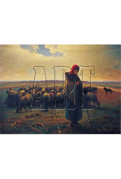 Art Puzzle Çoban Kız Sürüsüyle (1000 Parça)