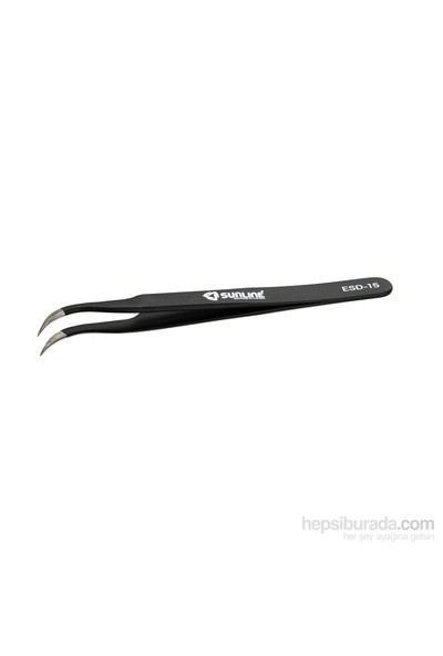 Sunline Esd-15 Antistatik Eğri Uçlu Cımbız Sunline Esd-15 Antistatik Eğri Uçlu Cımbız