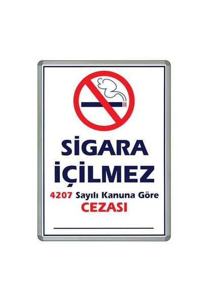 İnter 50x70 Sigara İçilmez Lamine Çerçeveli INT-711-1L