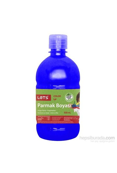 Lets Parmak Boyası 500 Ml. Mavi L-5006 Lets Parmak Boyası 500 Ml. Mavi L-5006