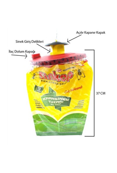 Elektroplast Karasinek Tuzağı Kaliteli %100 Çözüm