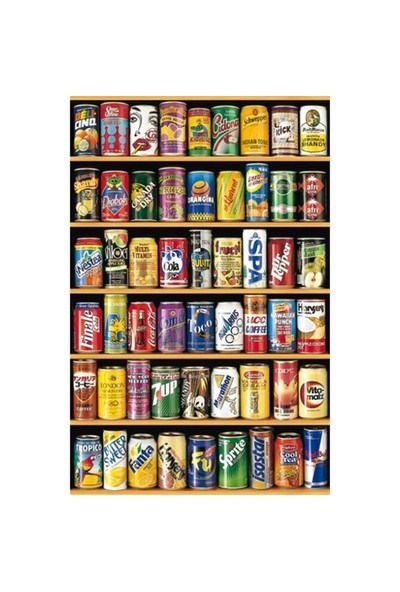 Educa 1000 Parça Minyatür Puzzle Soft Cans Educa 1000 Parça Minyatür Puzzle Soft Cans