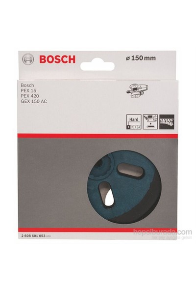 Bosch - Zımpara Tabanı - Sert, 150 Mm